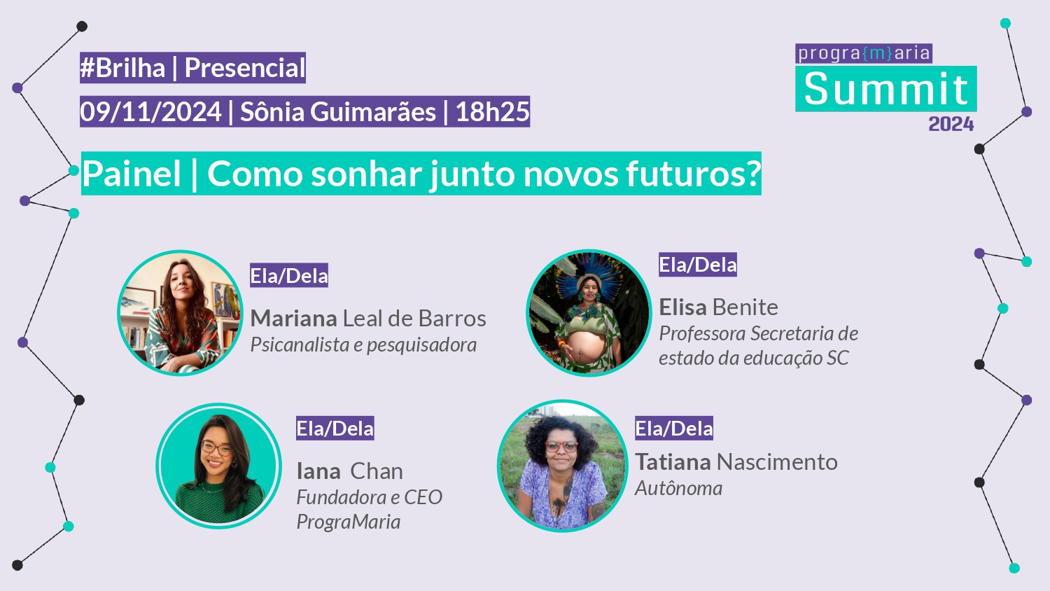 [Painel] Como sonhar junto novos futuros? | #Brilha - PrograMaria
